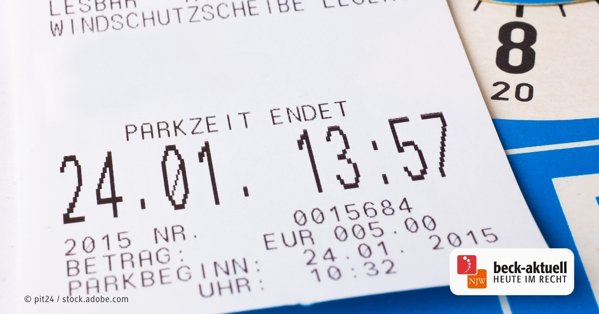 Parkschein 1 Minute Abgelaufen
