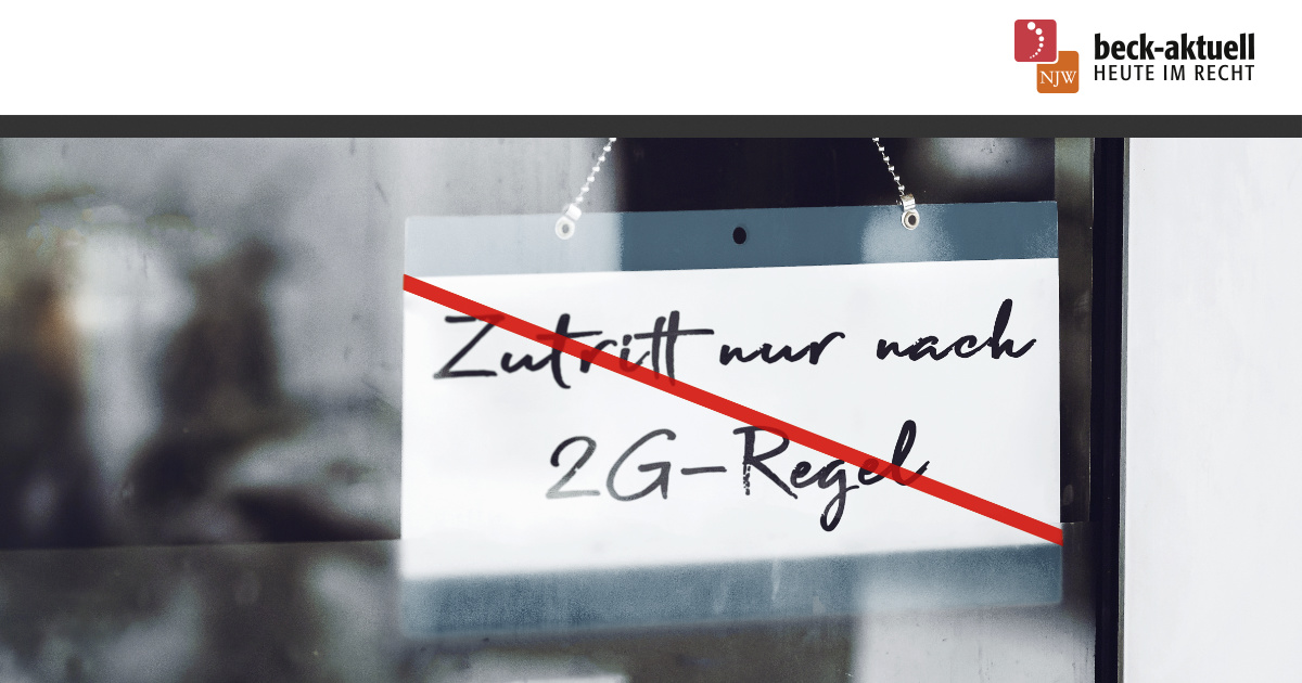 : 2G-Regel im Einzelhandel in Niedersachsen vorläufig außer Vollzug ...