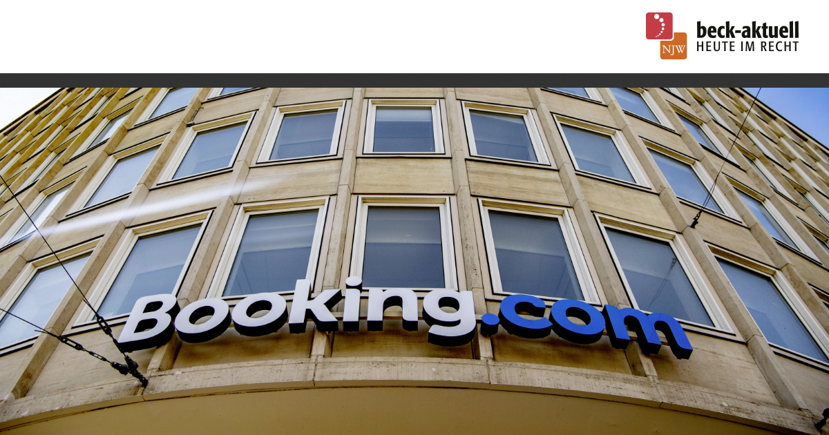 : booking.com kann in Deutschland verklagt werden | beck-aktuell