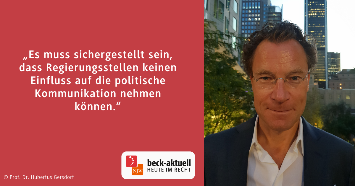 Förderung von NGOs: "Das muss endlich gesetzlich geregelt werden ...
